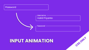 Animated Input Field CSS