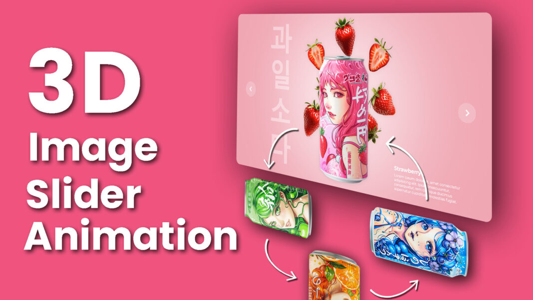 3D Carousel Slider HTML CSS Javascript